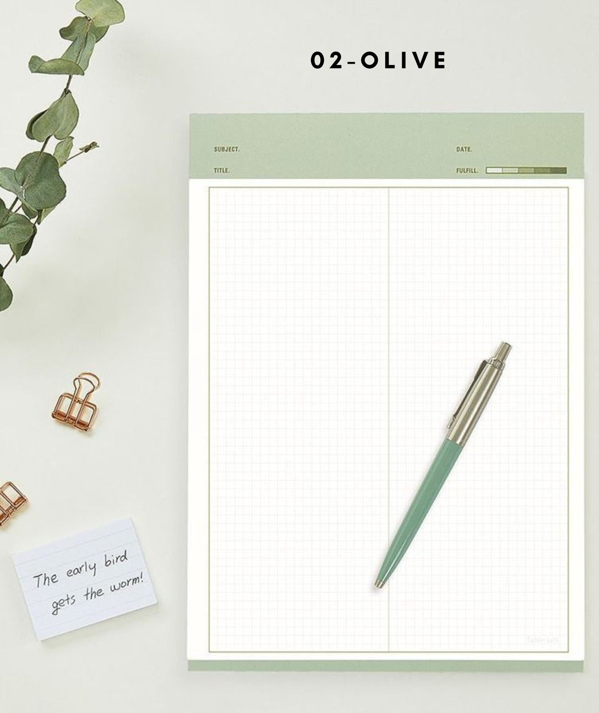 B5 Pastel Color Note Pad | Minimalist Desk Stationery Essentials ...