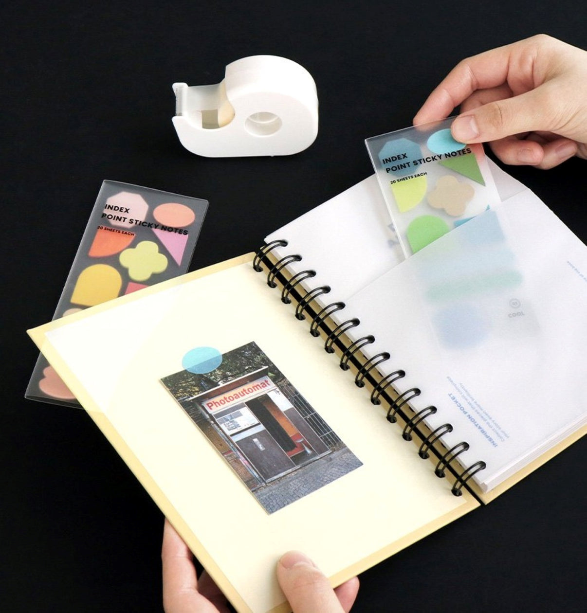 Index Point Sticky Notes Set | 220 Sheets in Warm & Cool Themes ...