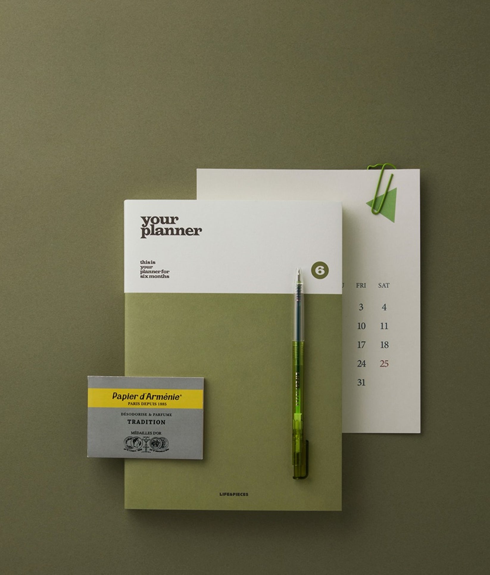 Comfy 6-Month Planner | Vintage Half-Year Organizer Notebook ...